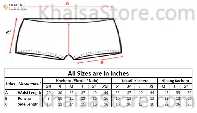 Buy Kachera Online - KhalsaStore.com